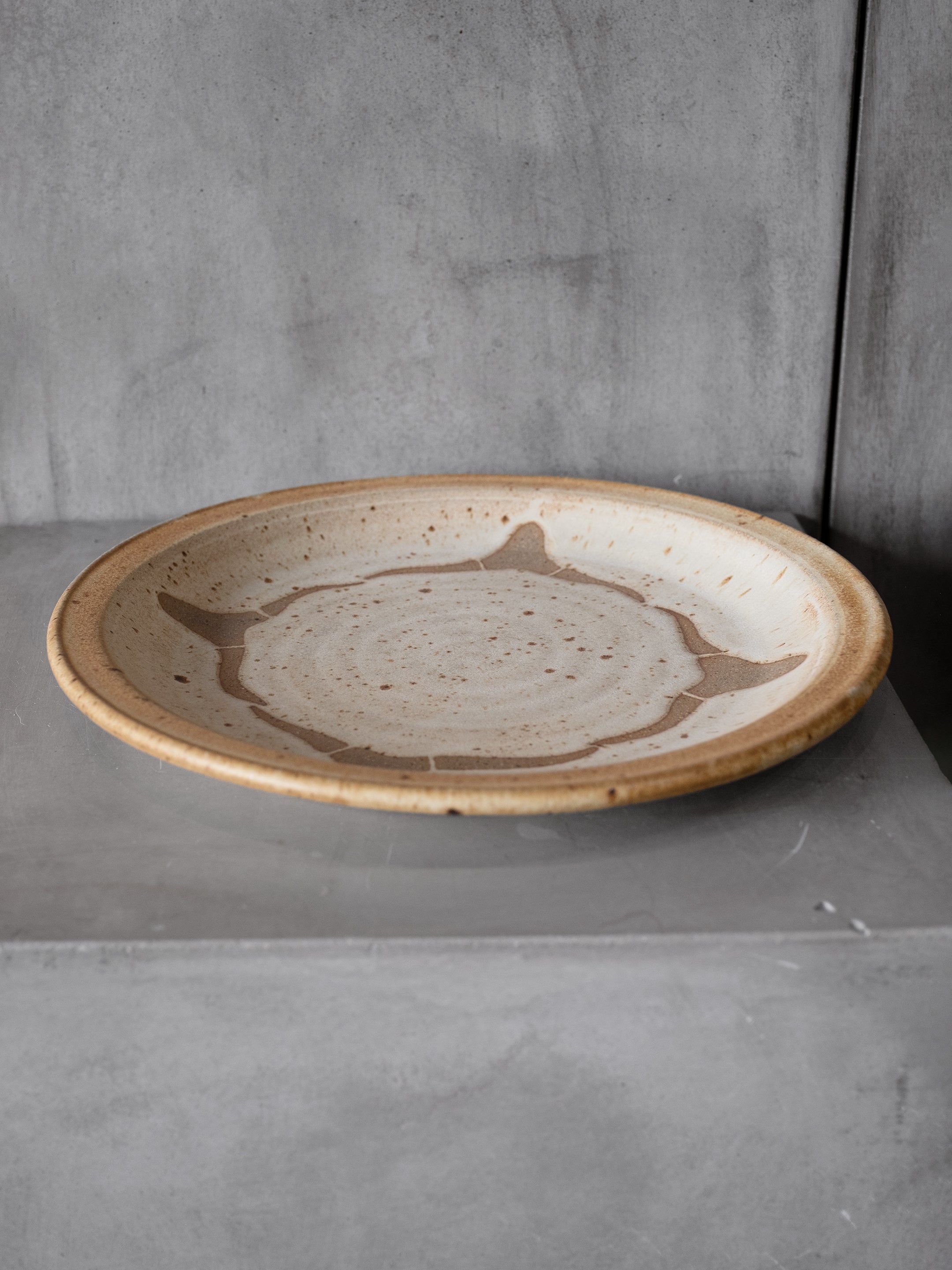 Stoneware Plate – Sacred Thistle